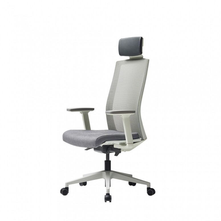 듀오백 Q7-05HDA-CW 메쉬 사무용 컴퓨터 책상 의자 - 듀오백